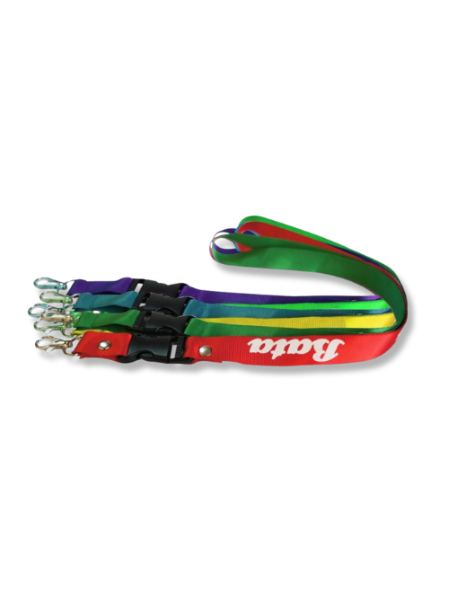 Custom Lanyards - Available in Green, Red, Blue, Purple & More